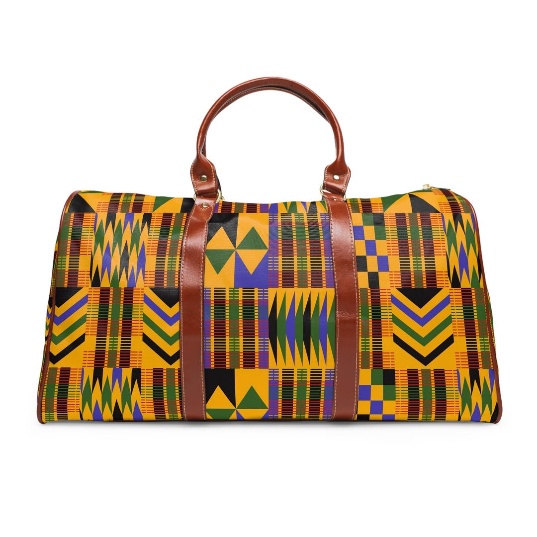 Roots Travel Bag African Kente Pattern - Etsy