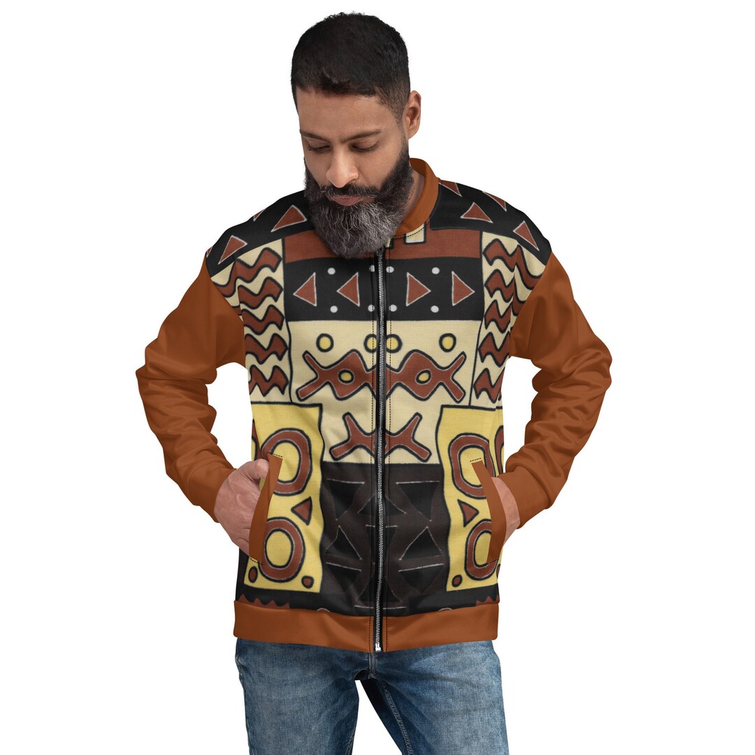 Pan African - Mens - Light Weight Bomber Jacket - African - Tribal ...