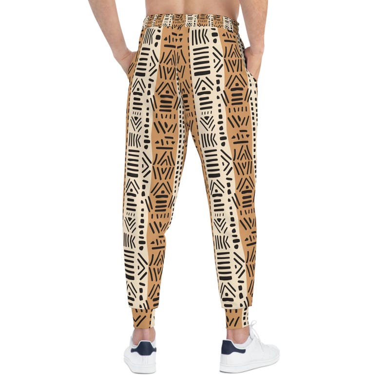 African Chic -mens - Athletic Joggers - African Mud Cloth Pattern - Etsy