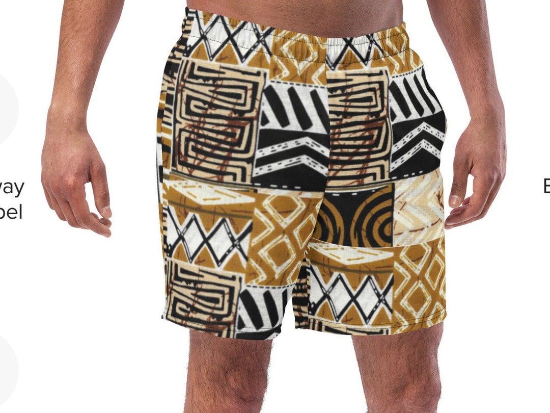 Men's Afrocentric Tribal Swim Trunks - Etsy