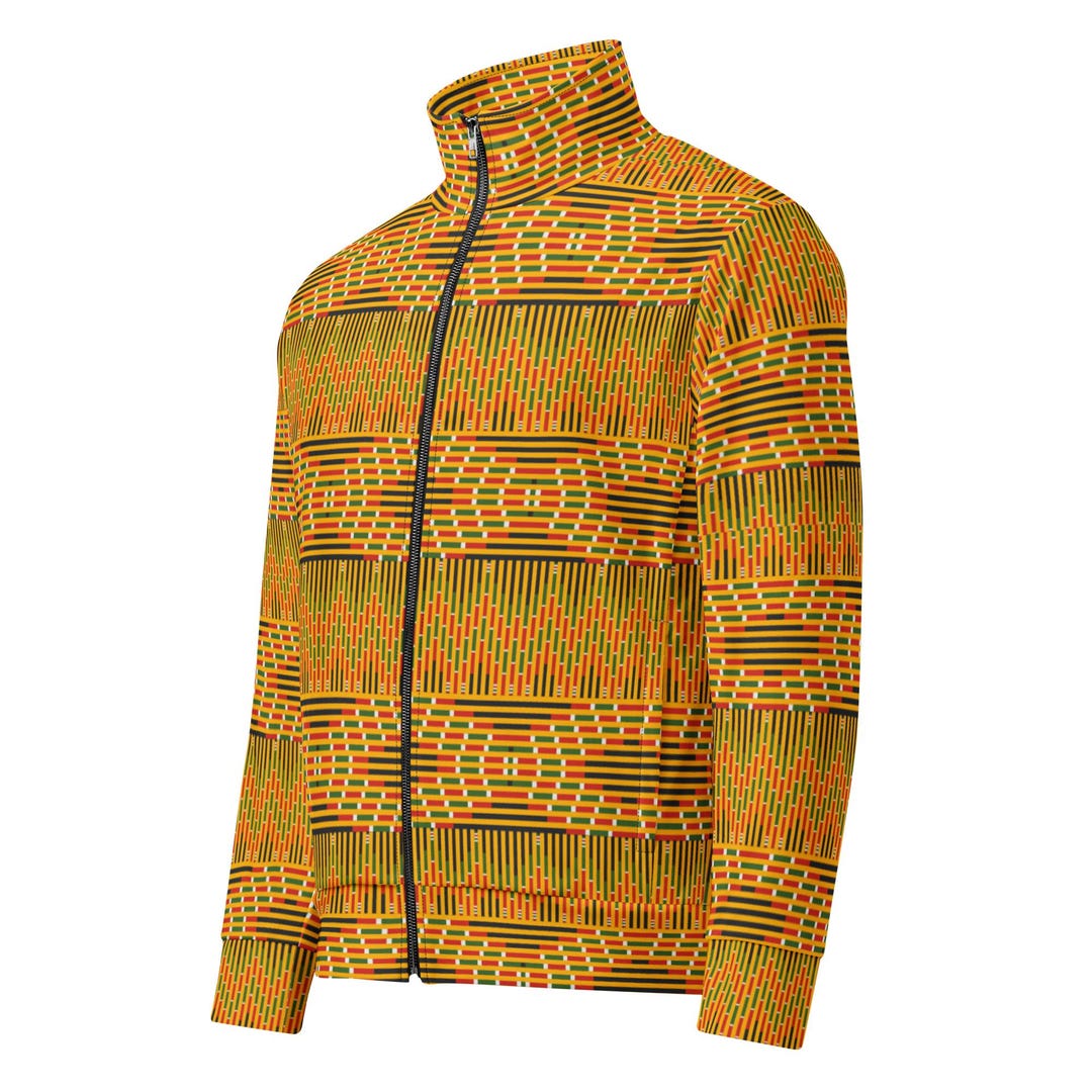 Colors of Africa- Mens - Track Jacket - African - Kente Pattern - Etsy