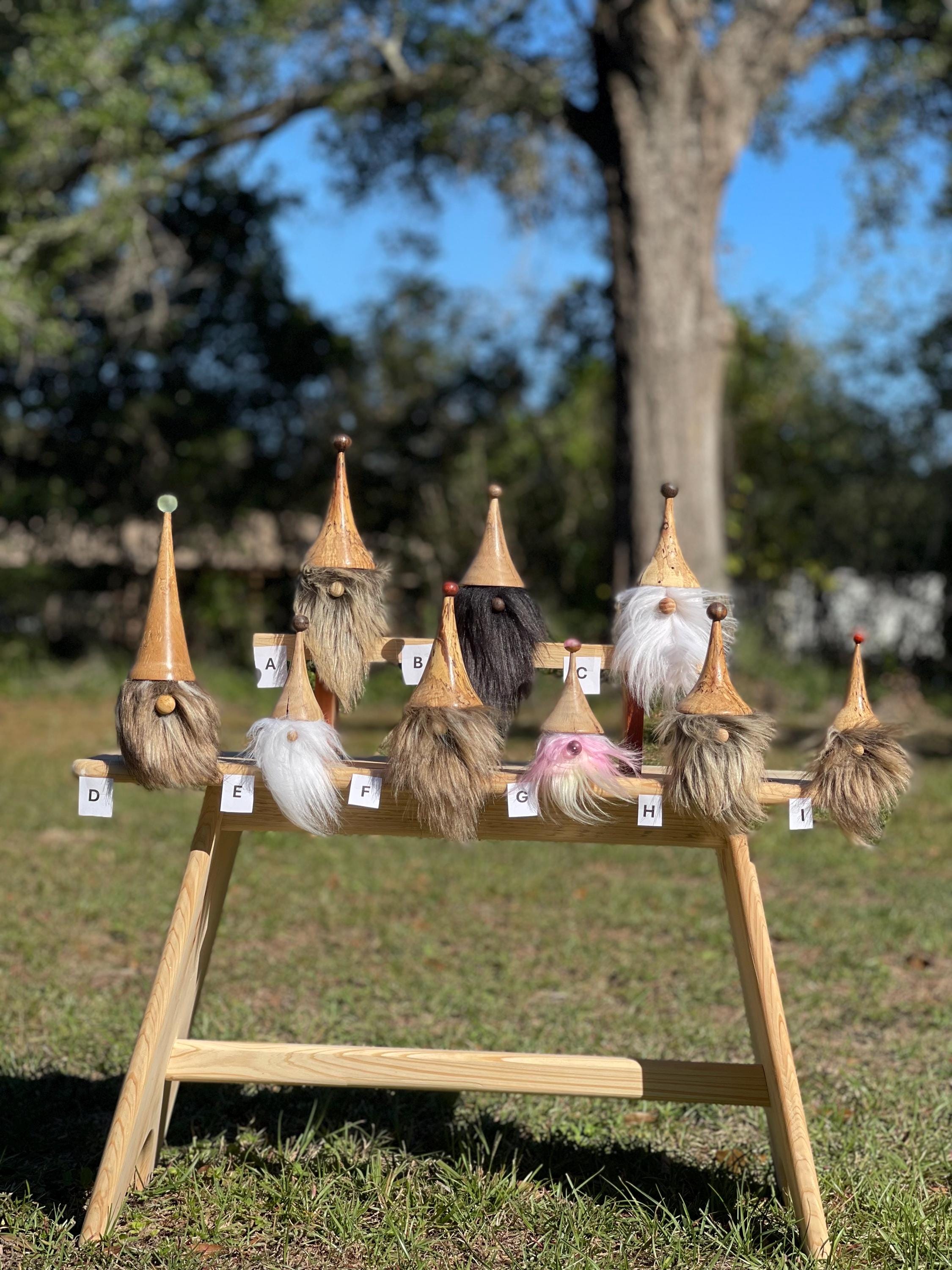 Hand Turned Wooden Gnomes - Etsy