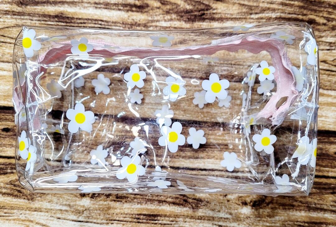 Daisy PVC Money Pouch Transparent Money Bag Great for - Etsy