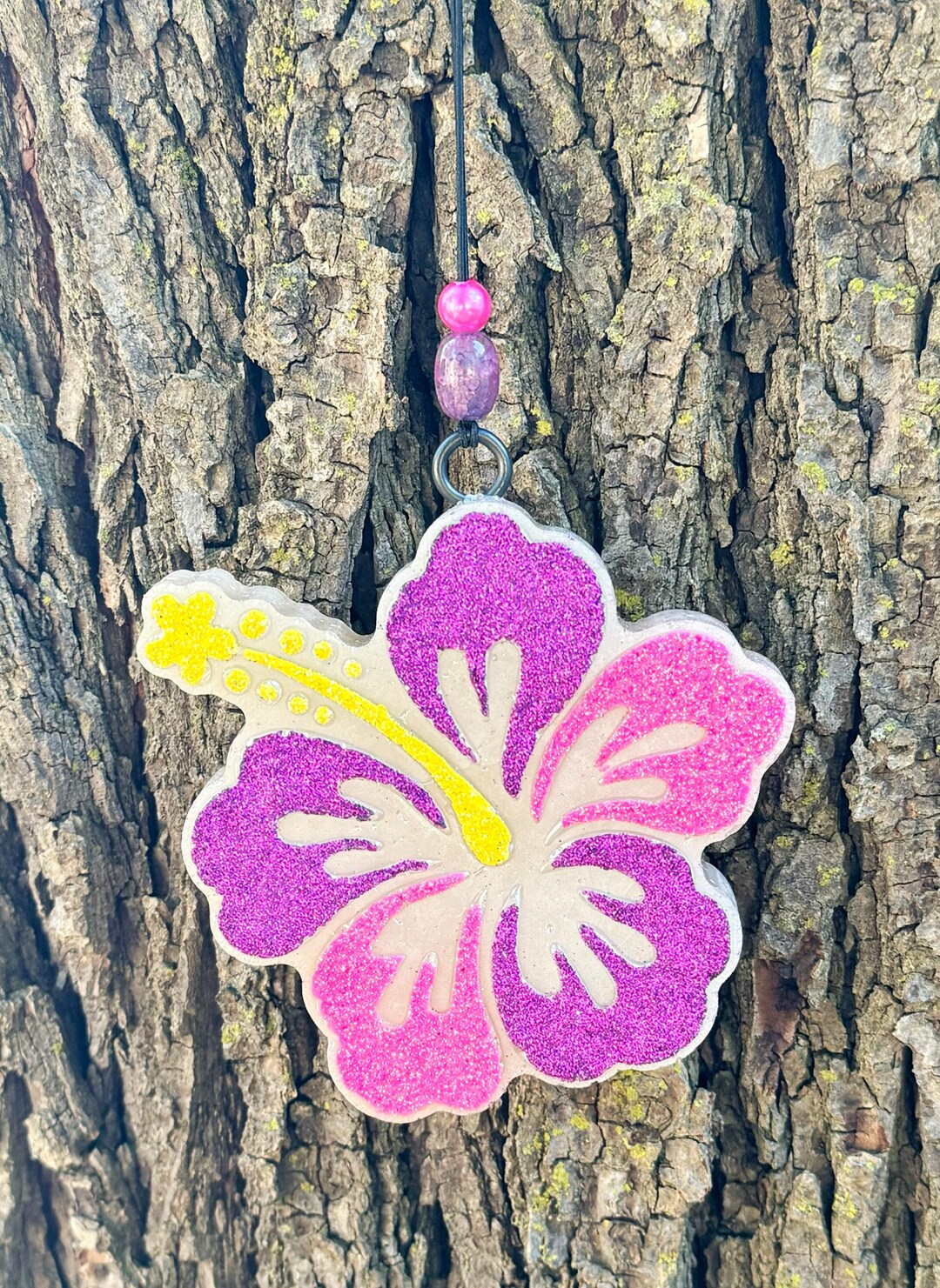 Purple and Pink Flower Car Freshie Car Freshener Car Freshy Air ...