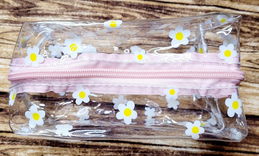 Daisy PVC Money Pouch Transparent Money Bag Great for - Etsy