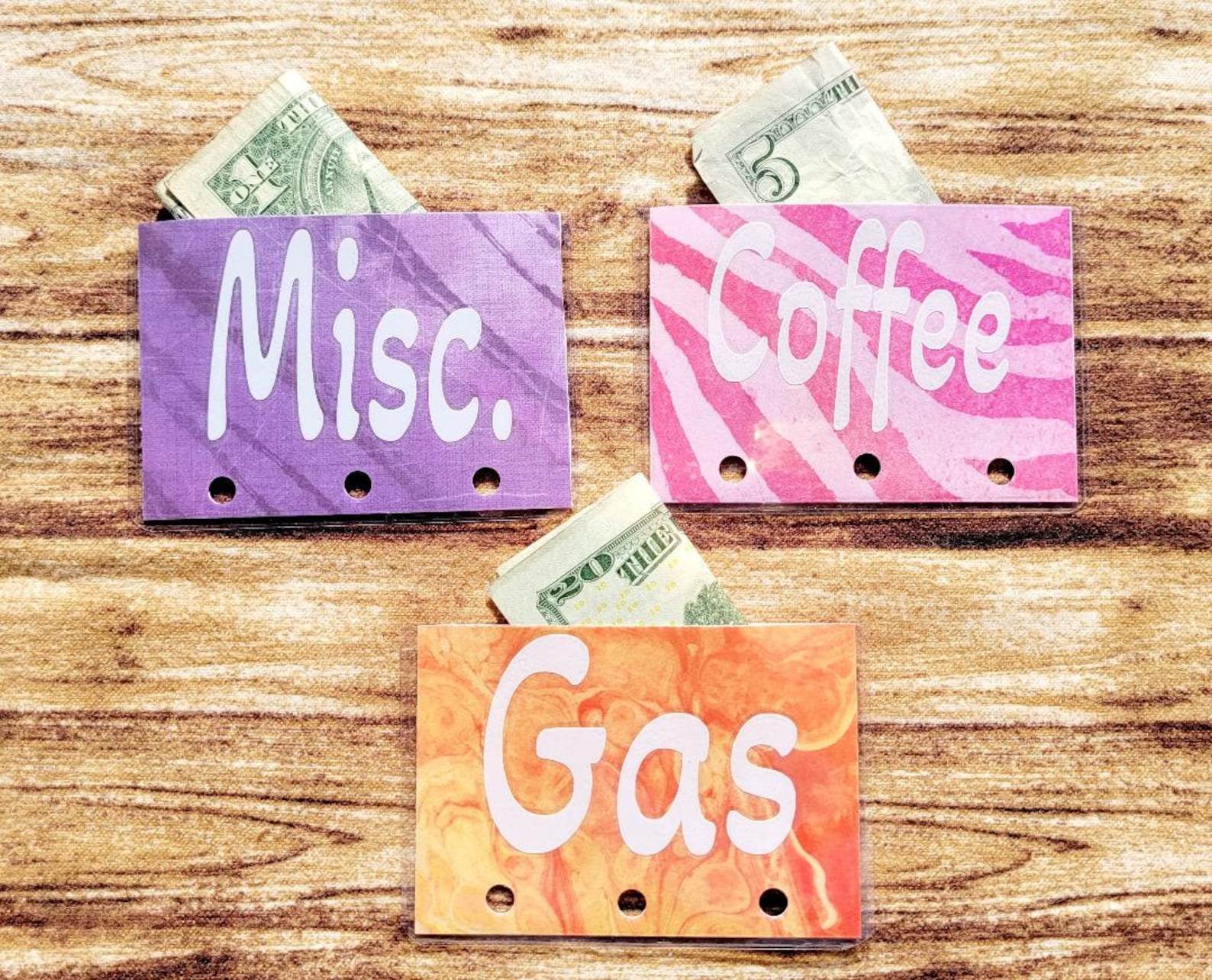 Mini Budget Binder A8 Micro Binder Mini Wallet Transparent - Etsy