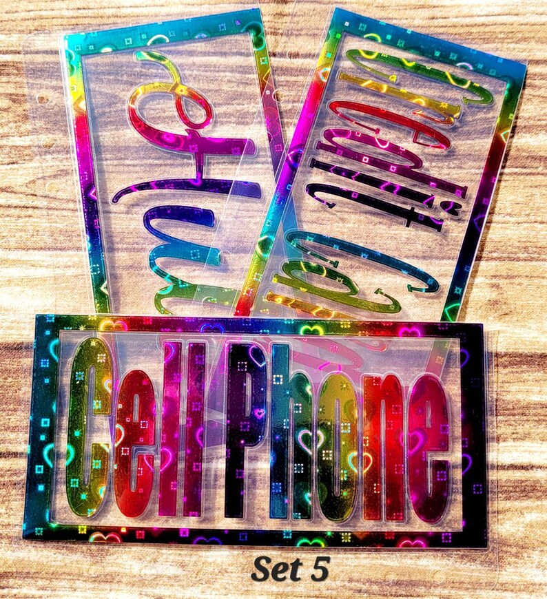 Clear Cash Laminated Envelopes With Vinyl A6 Binder Single - Etsy