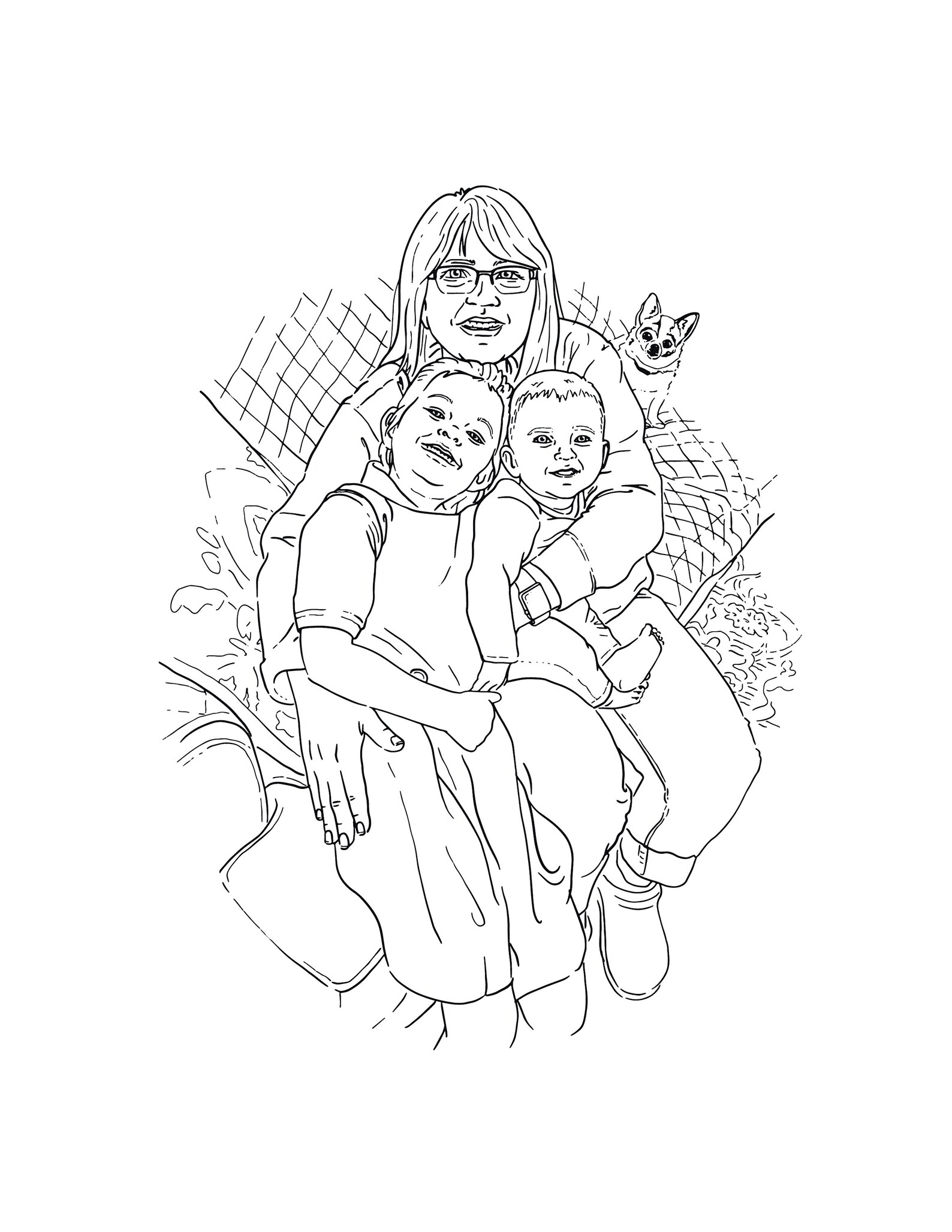 Custom Coloring Page digital Download - Etsy Canada