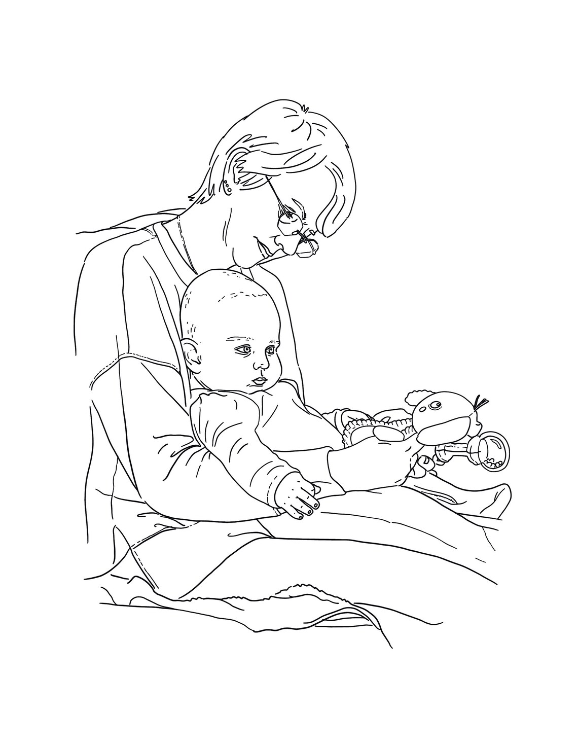 Custom Coloring Page digital Download - Etsy Canada