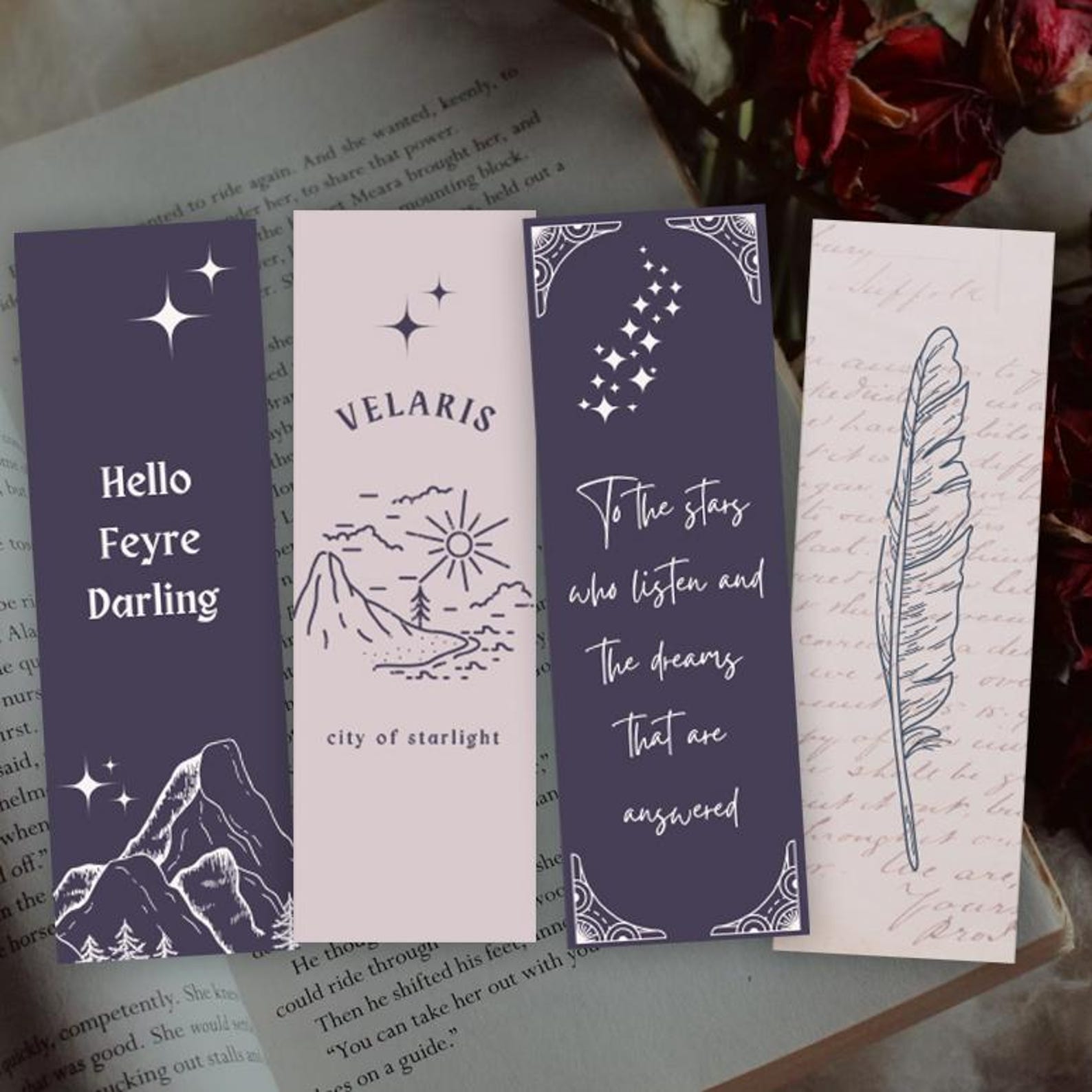 Velaris Printable Bookmark Night Court Bookmark Fantasy Bookmark ...