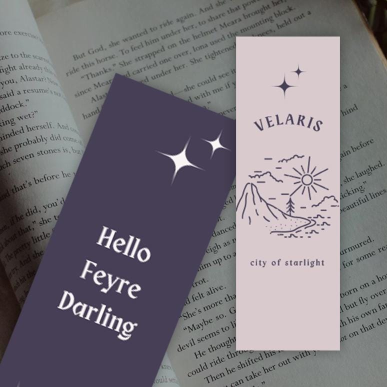 Velaris Printable Bookmark Night Court Bookmark Fantasy Bookmark ...