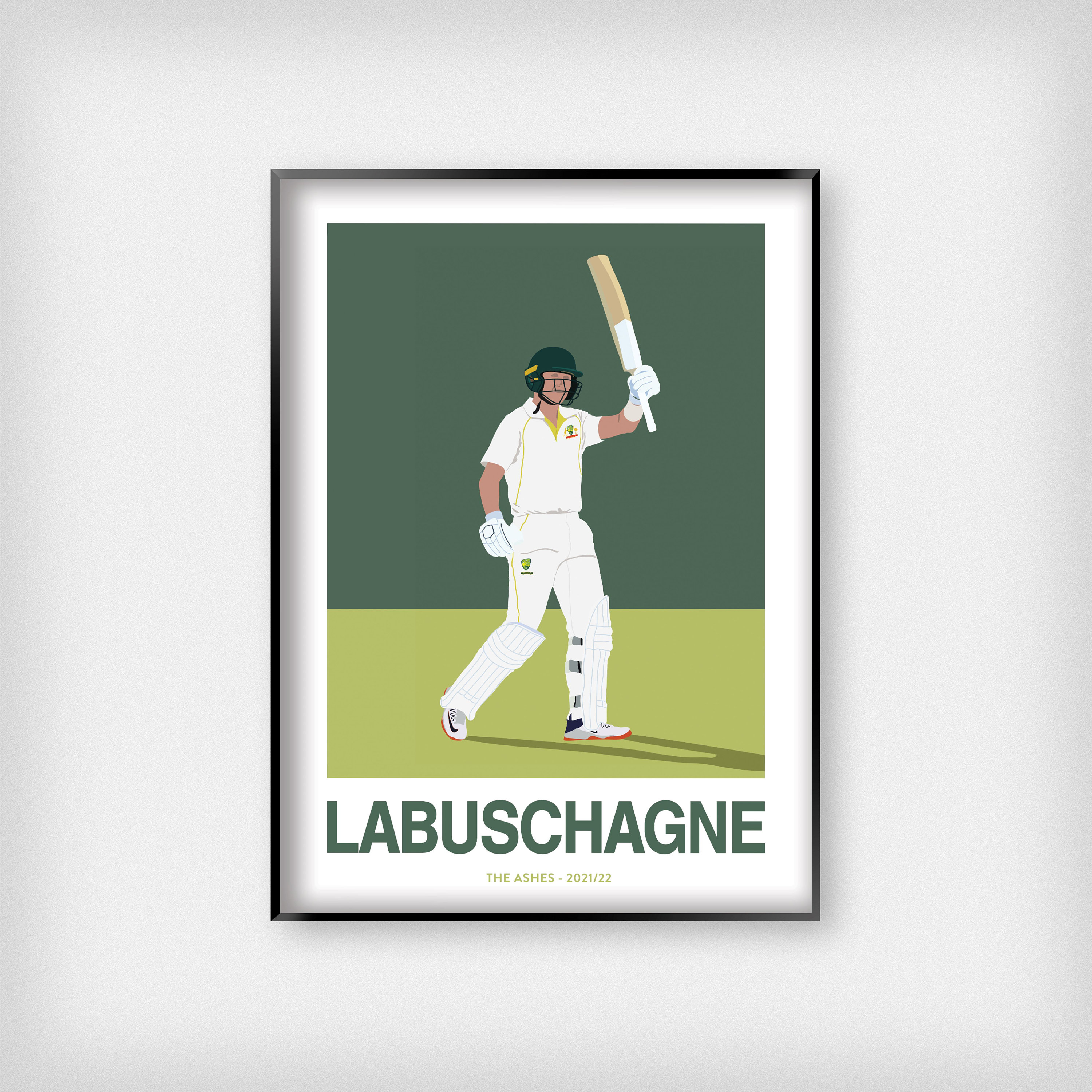 Marnus Labuschagne Australia Cricket A4, A3, A2 & A1 Poster the Ashes ...