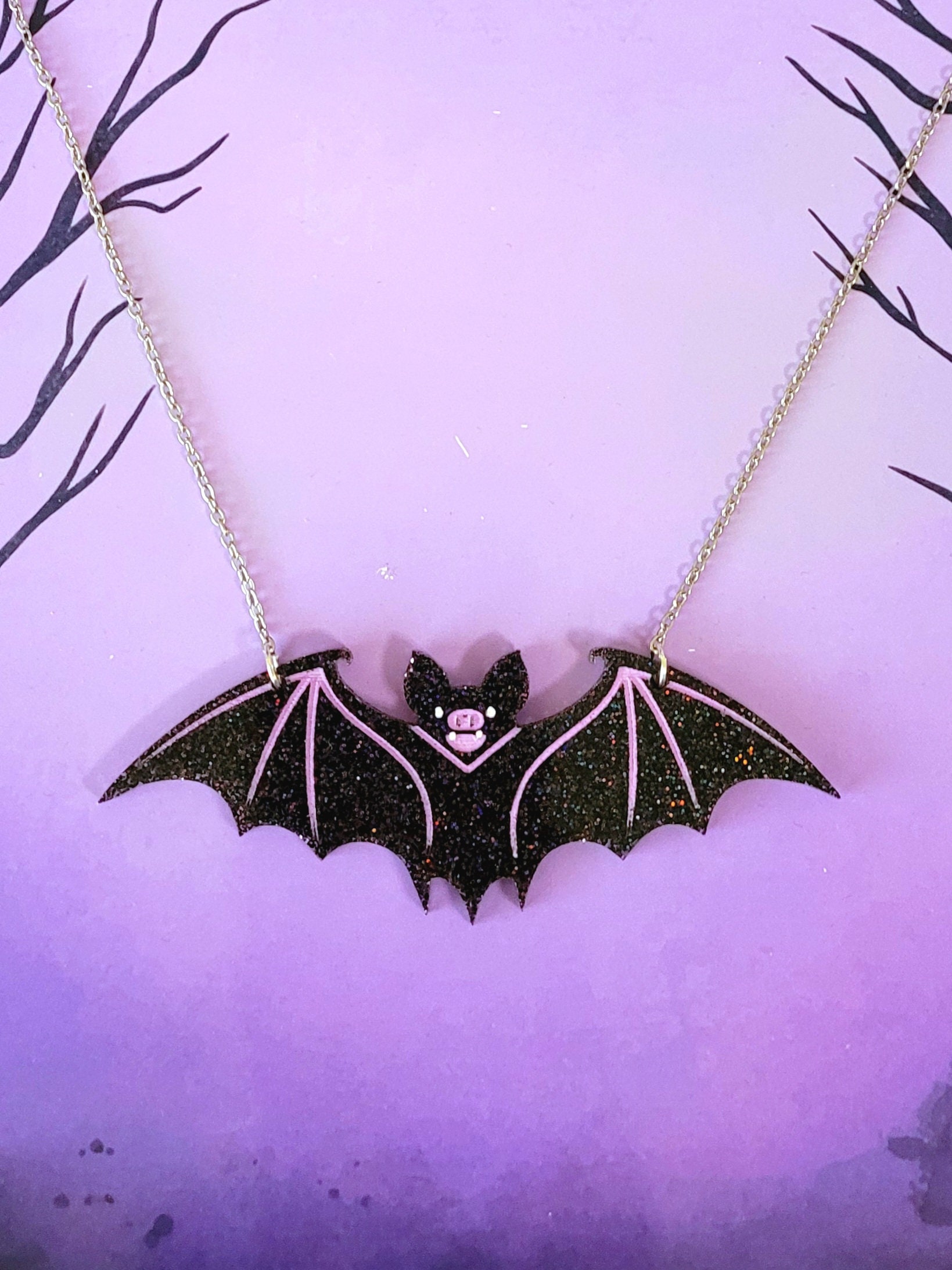 Bat Necklace Cut File - Etsy