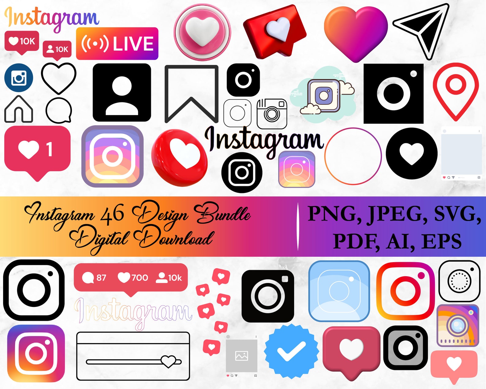 Instagram Svg, Social Media Svg, Instagram, Instagram Logo Svg ...