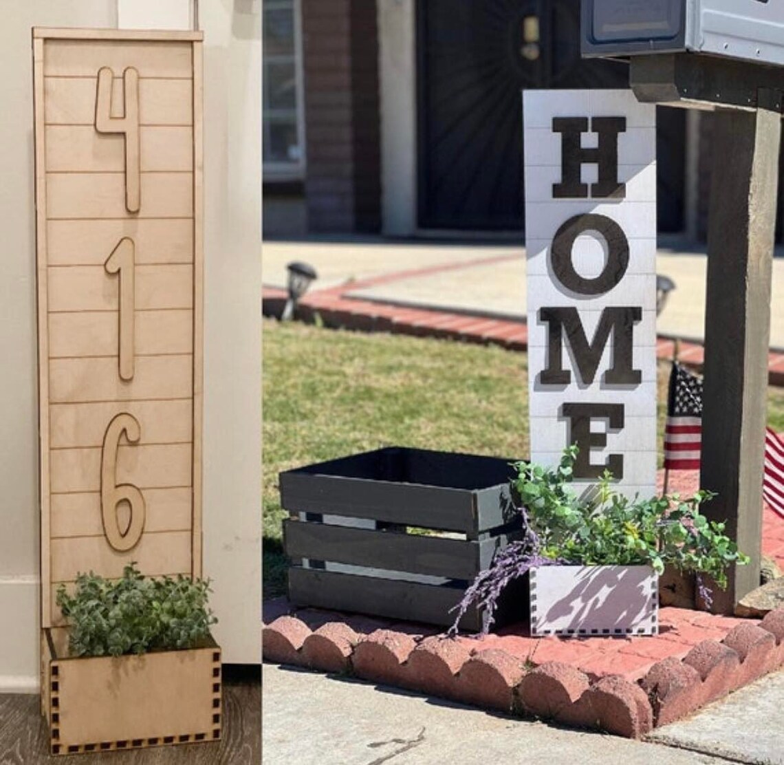 3' Address Planter Box DIGITAL FILE no Product This Will - Etsy