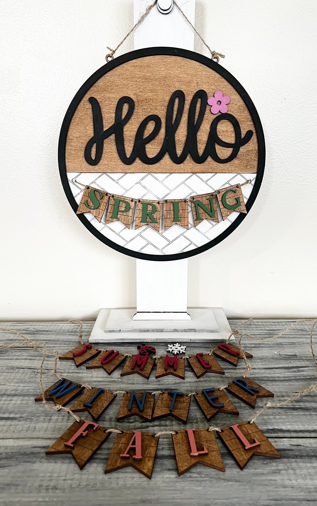 Interchangeable Hello Front Door Sign 11" Digital Download SVG - Etsy