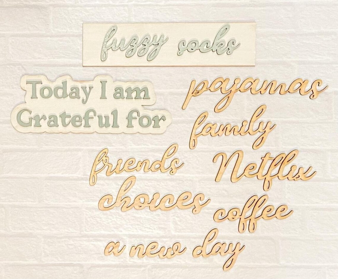 Interchangeable Inspirational Word Sign DIGITAL Download SVG | Etsy