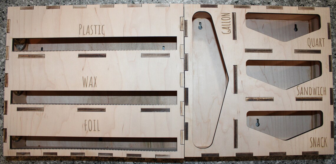 3.5mm Pantry Baggie & Foil Organizer DIGITAL File Fits Glow - Etsy