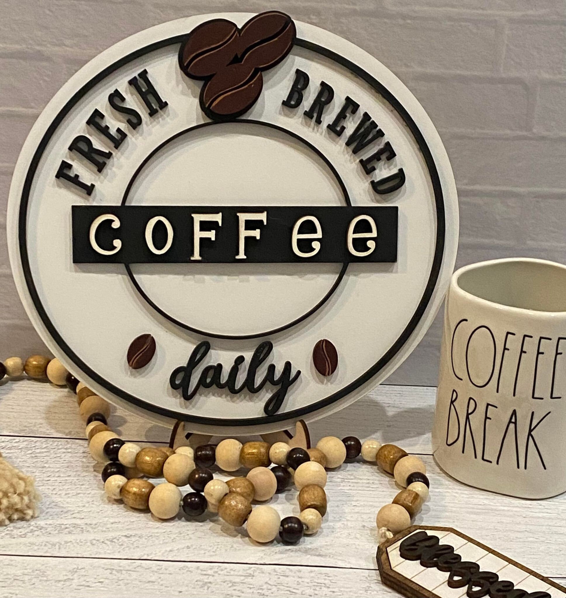 10 Fresh Brewed Coffee Sign Digital Download SVG - Etsy