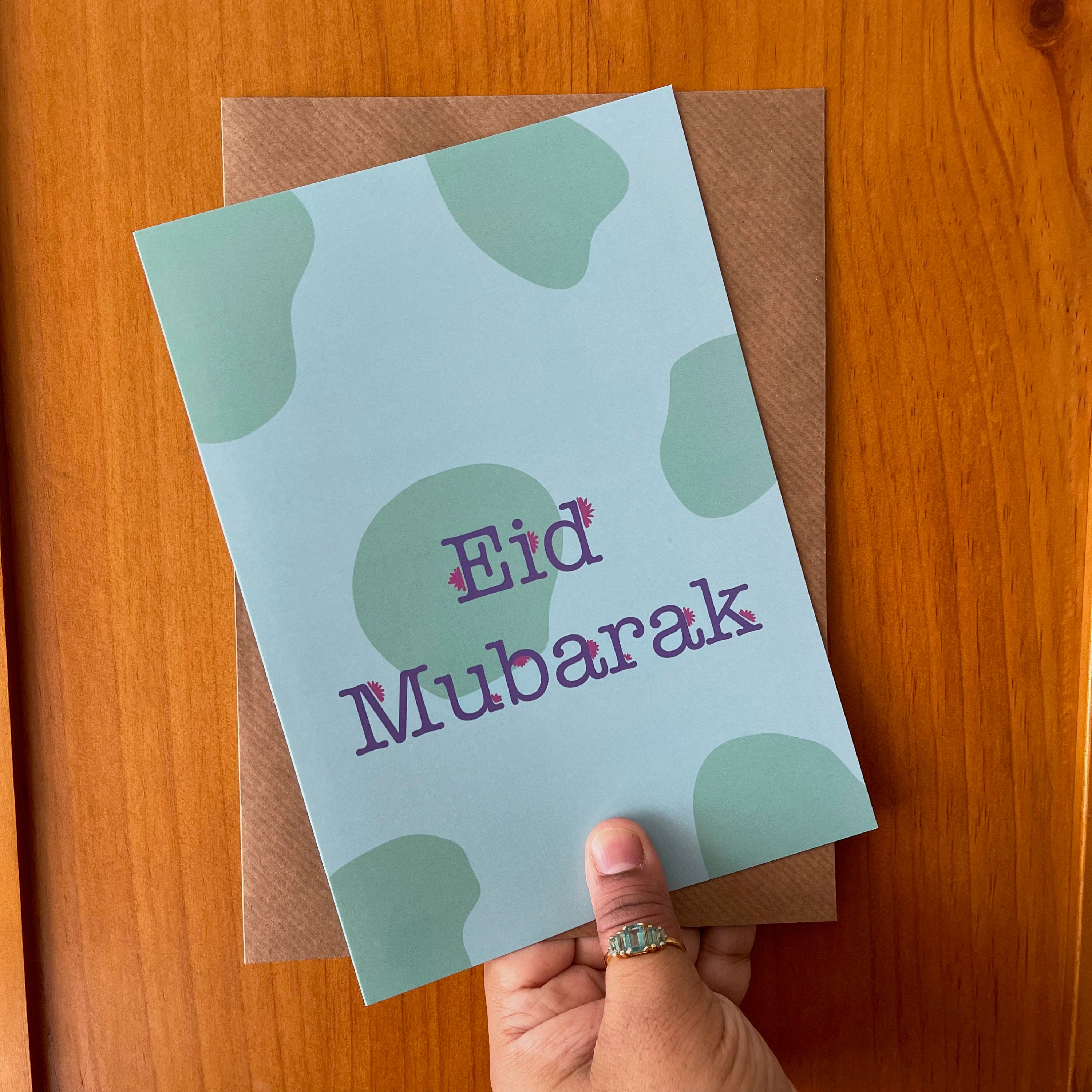 Pastel Contemporary Eid Card Paper & Party Supplies Greeting Cards ...