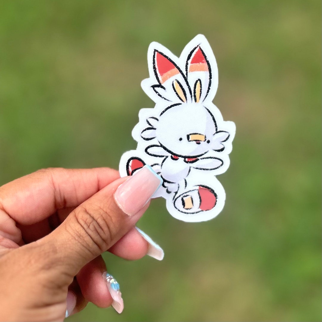 Scorbunny Doodle Sticker 3inch Matte Vinyl (water/weather Resistant) - Etsy
