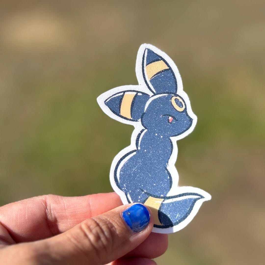 Umbreon! Sticker 3inch Matte Vinyl (water/weather Resistant) - Etsy