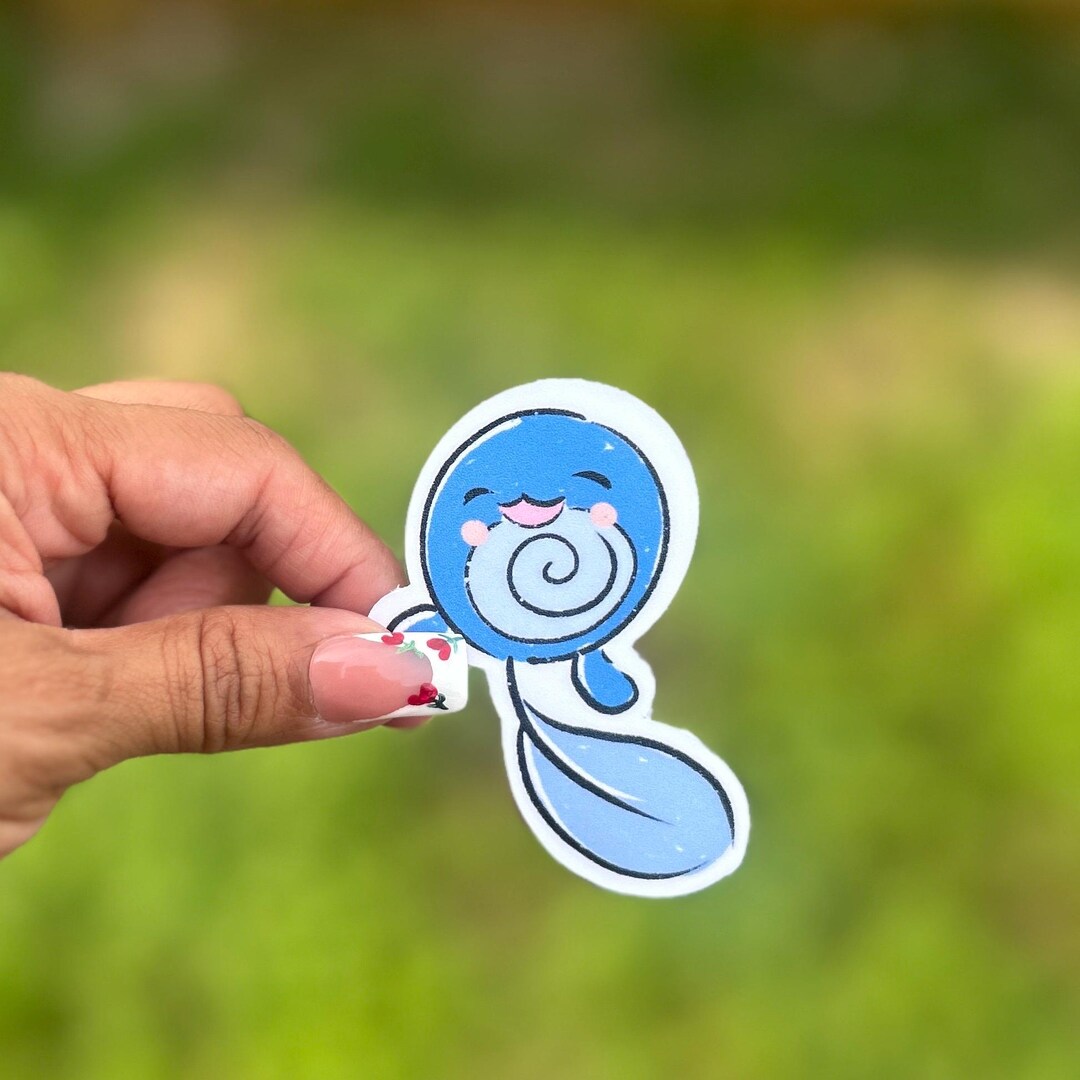 Polywag Doodle Sticker 3inch Matte Vinyl (water/weather Resistant) - Etsy