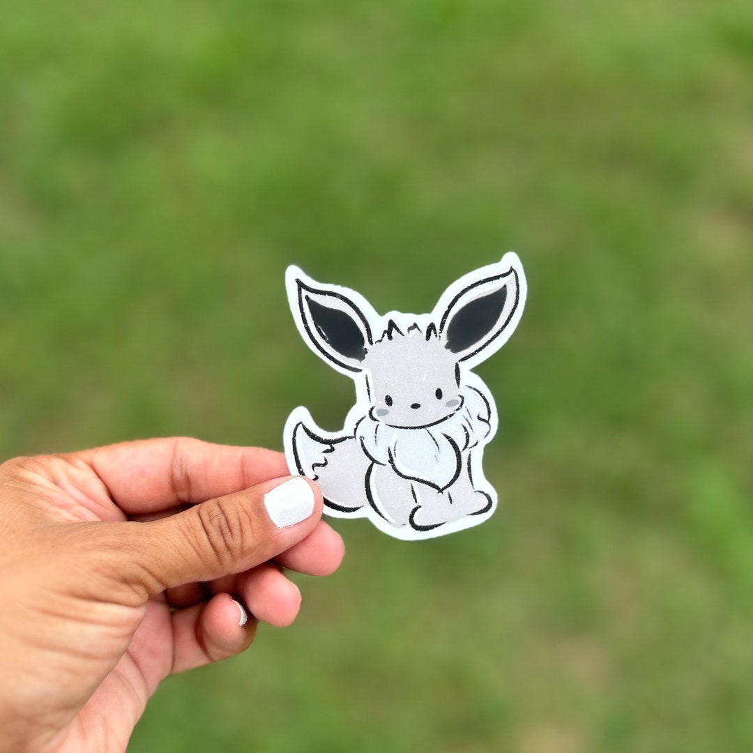 Shiney Eevee Sticker 3inch Matte Vinyl (water/weather Resistant) - Etsy