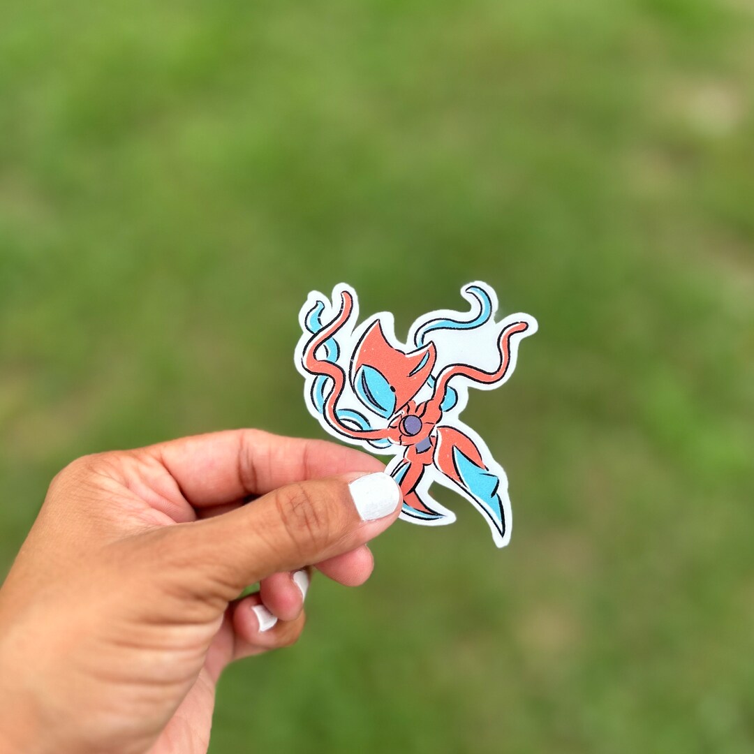Deoxys Sticker 3inch Matte Vinyl (water/weather Resistant) - Etsy