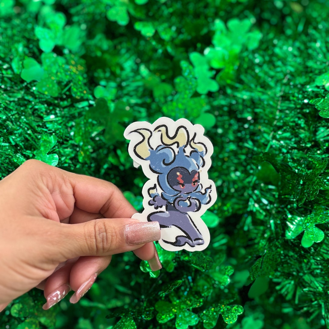 Marshadow Doodle Sticker 3inch Matte Vinyl (water/weather Resistant) - Etsy