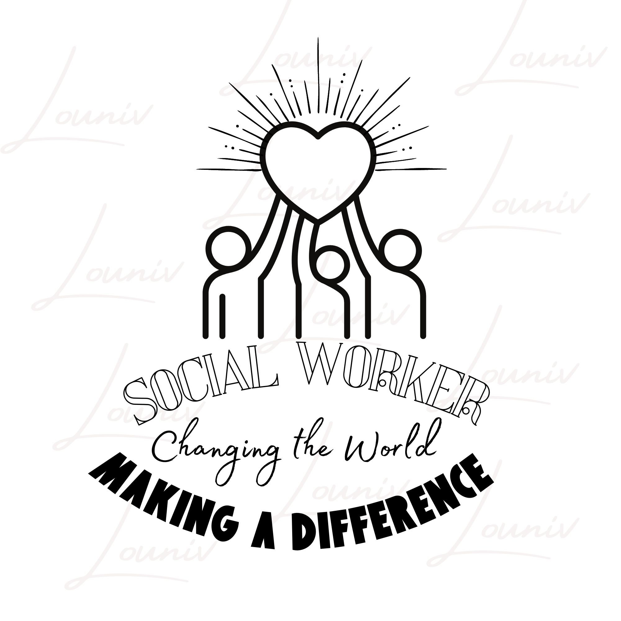 Social Worker Svg File, Dxf File, Shirt Designs Svg, Svg Files for ...