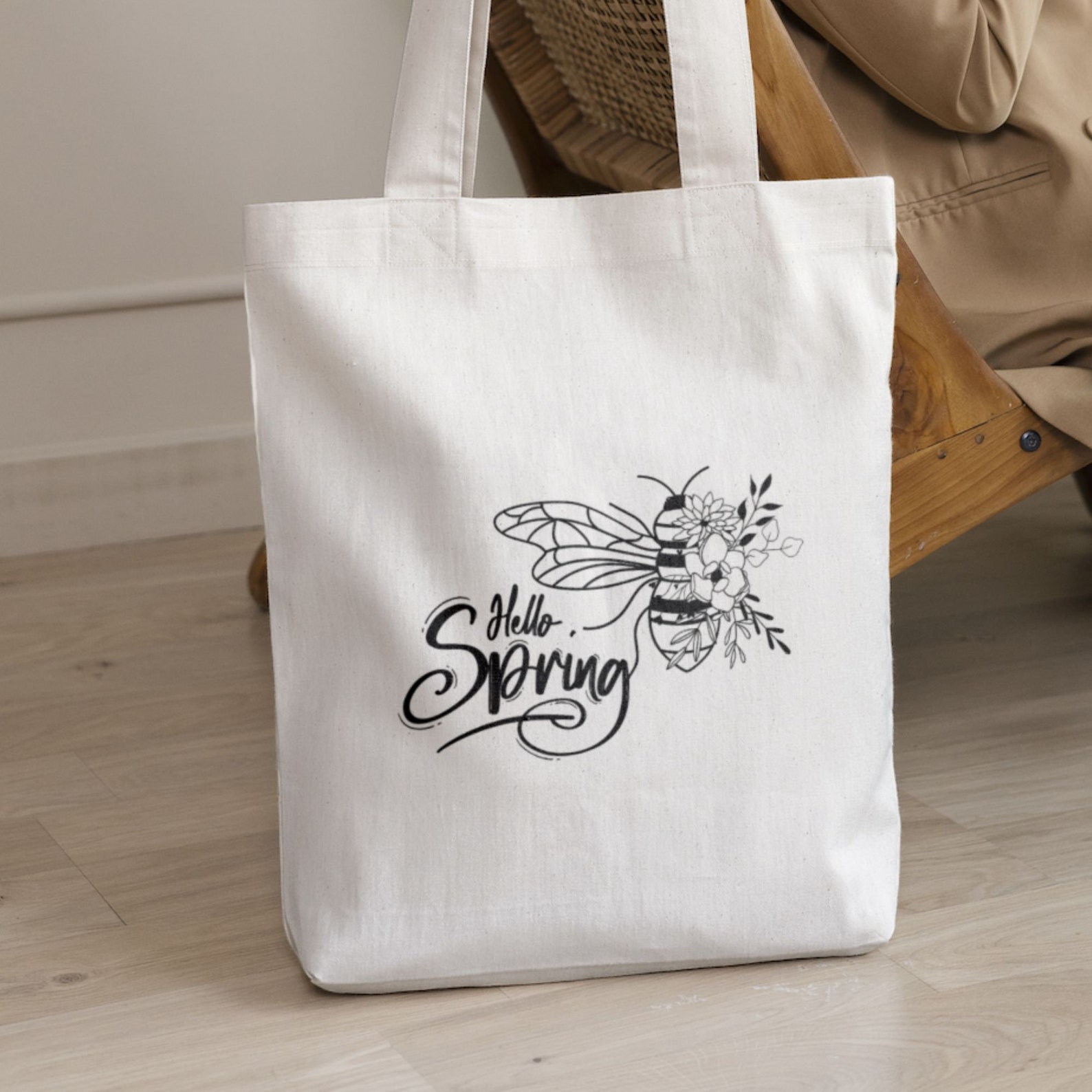 Hello Spring Bee Svg File, Dxf File, Shirt Designs Svg, Svg Files for ...