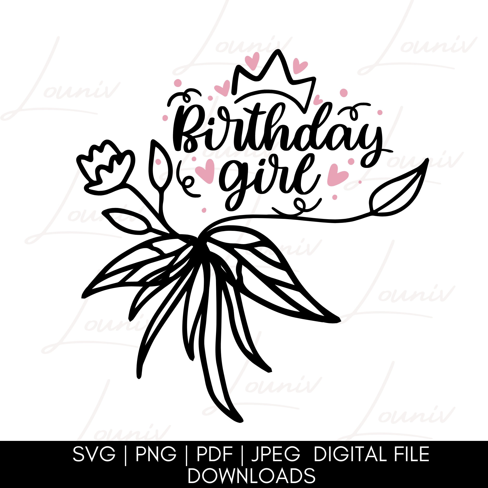 Birthday Girl Svg File, Dxf File, Shirt Designs Svg, Svg Files for ...