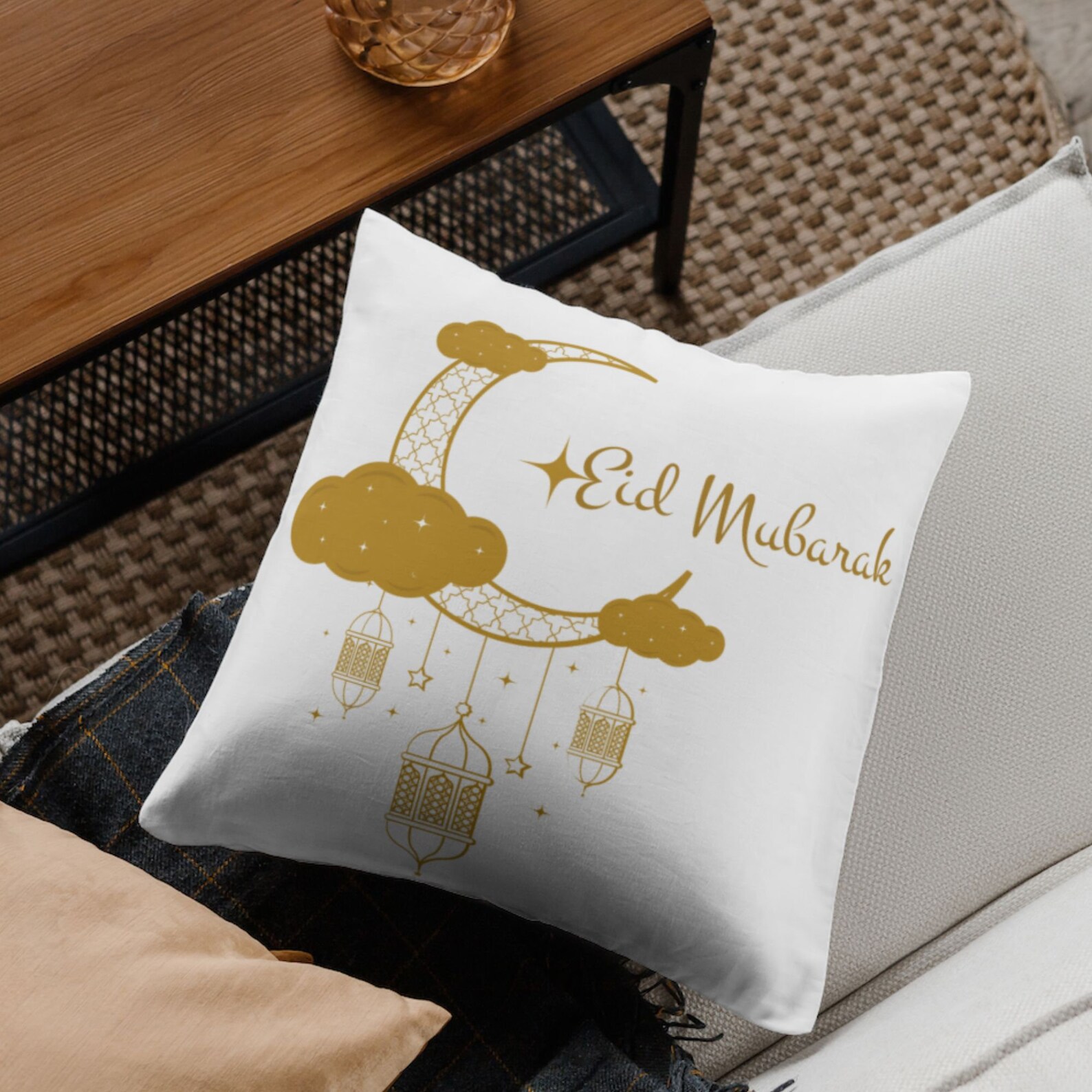 Eid Mubarak Gold Color Svg File, Dxf File, Shirt Designs Svg, Svg Files ...