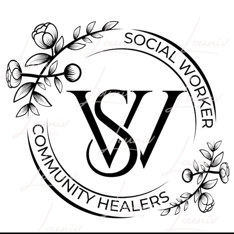 Social Worker Emblem Svg File, Dxf File, Shirt Designs Svg, Svg Files ...
