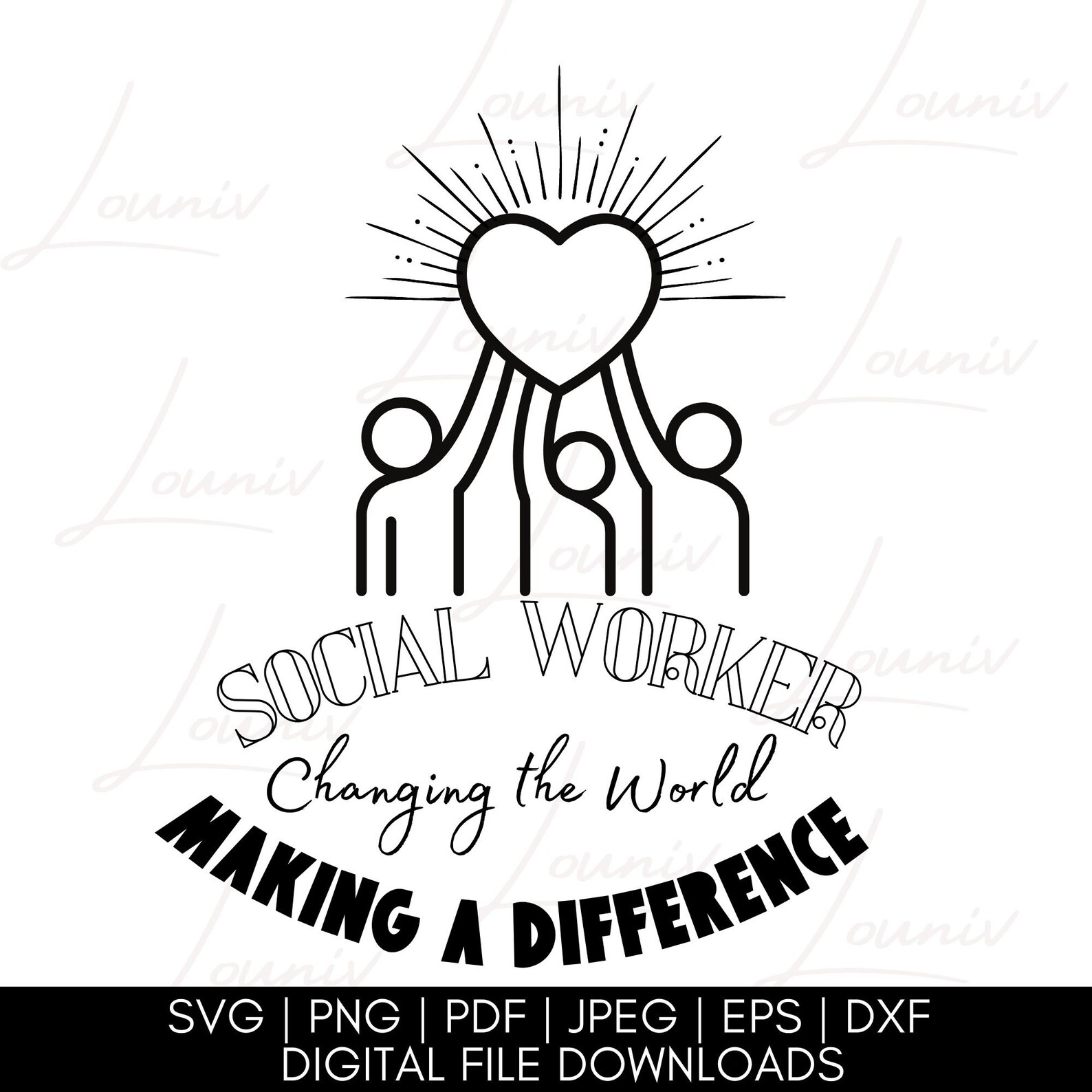 Social Worker Svg File, Dxf File, Shirt Designs Svg, Svg Files for ...