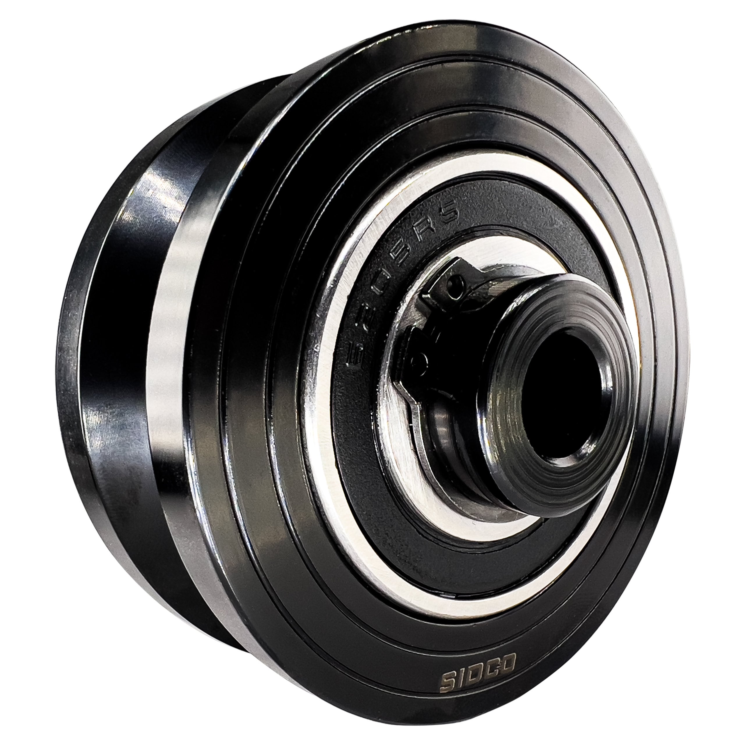 Sidco Supply 3 Inch V-groove Gate Wheels Solid Steel for Gate (black ...