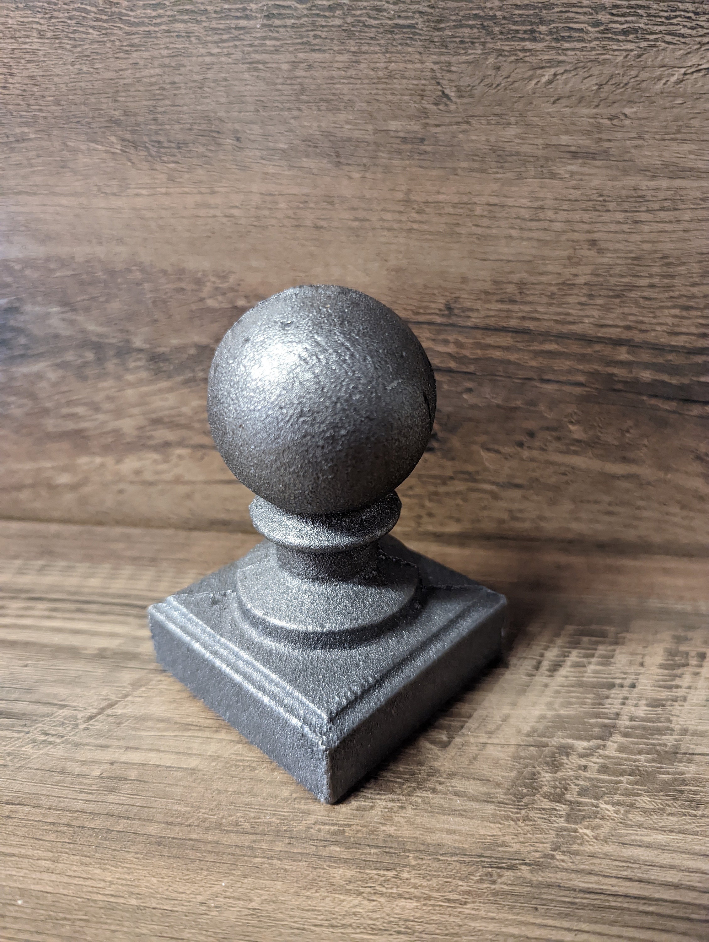 2 X 2 Cast Iron Ball Fence Finial Square Topper Post Caps for Posts - Etsy