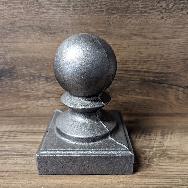 Cast Iron Fence Post Ball - Etsy