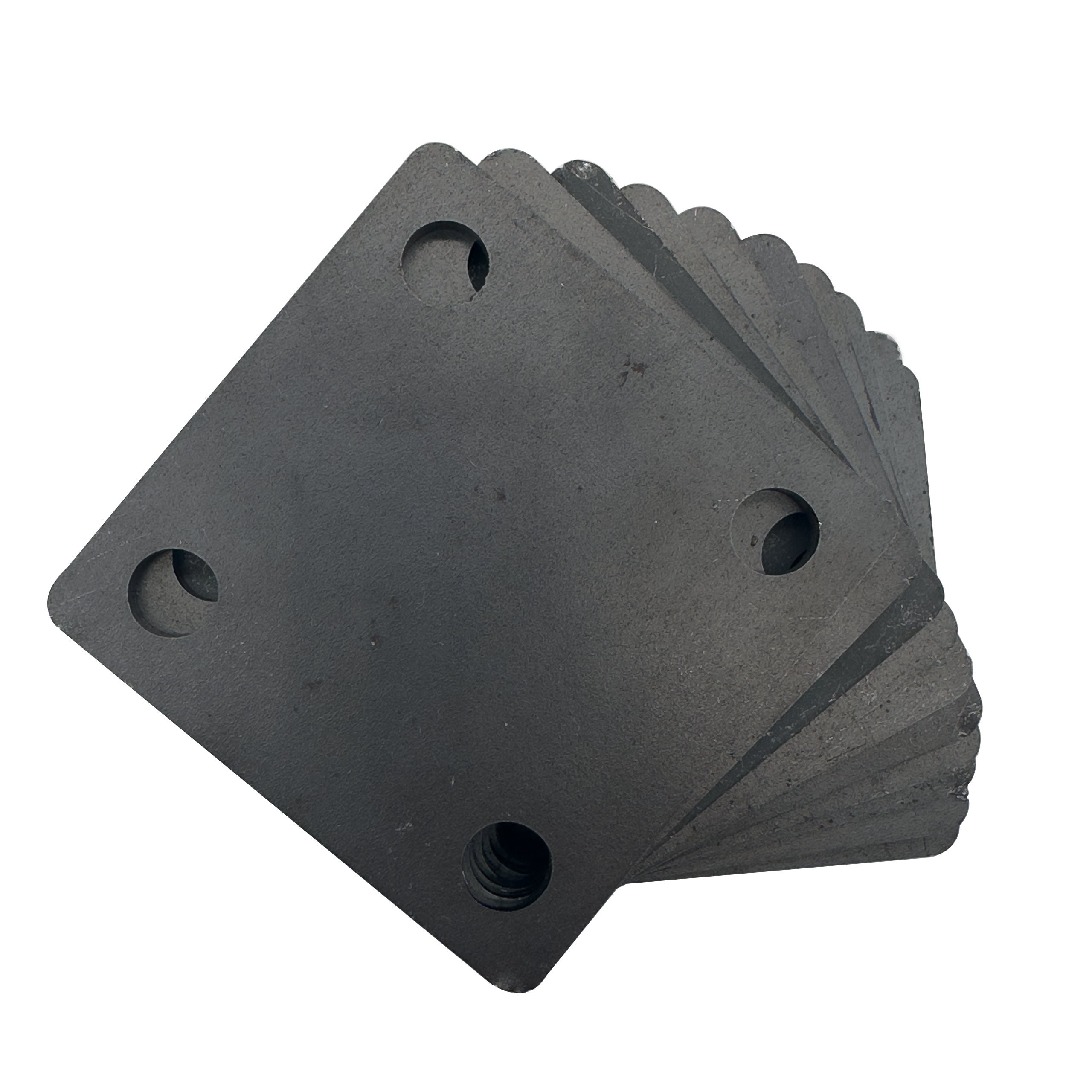 10 Pack of 3x3" Weldable Square Steel Metal Baseplate - Laser Cut – A36 ...