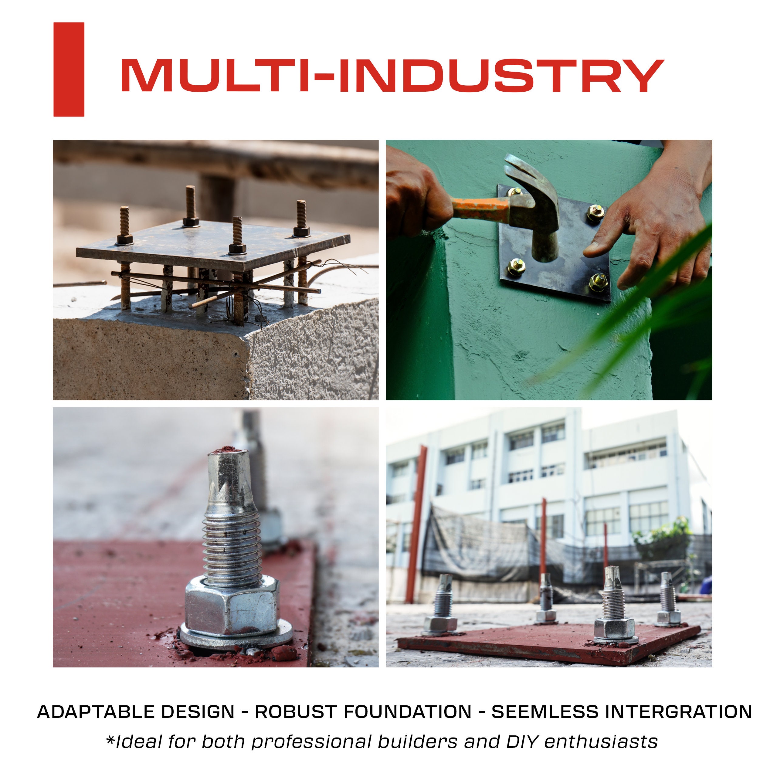 Sidco Supply 6x6 Weldable Square Steel Metal Baseplate laser Cut A36 ...