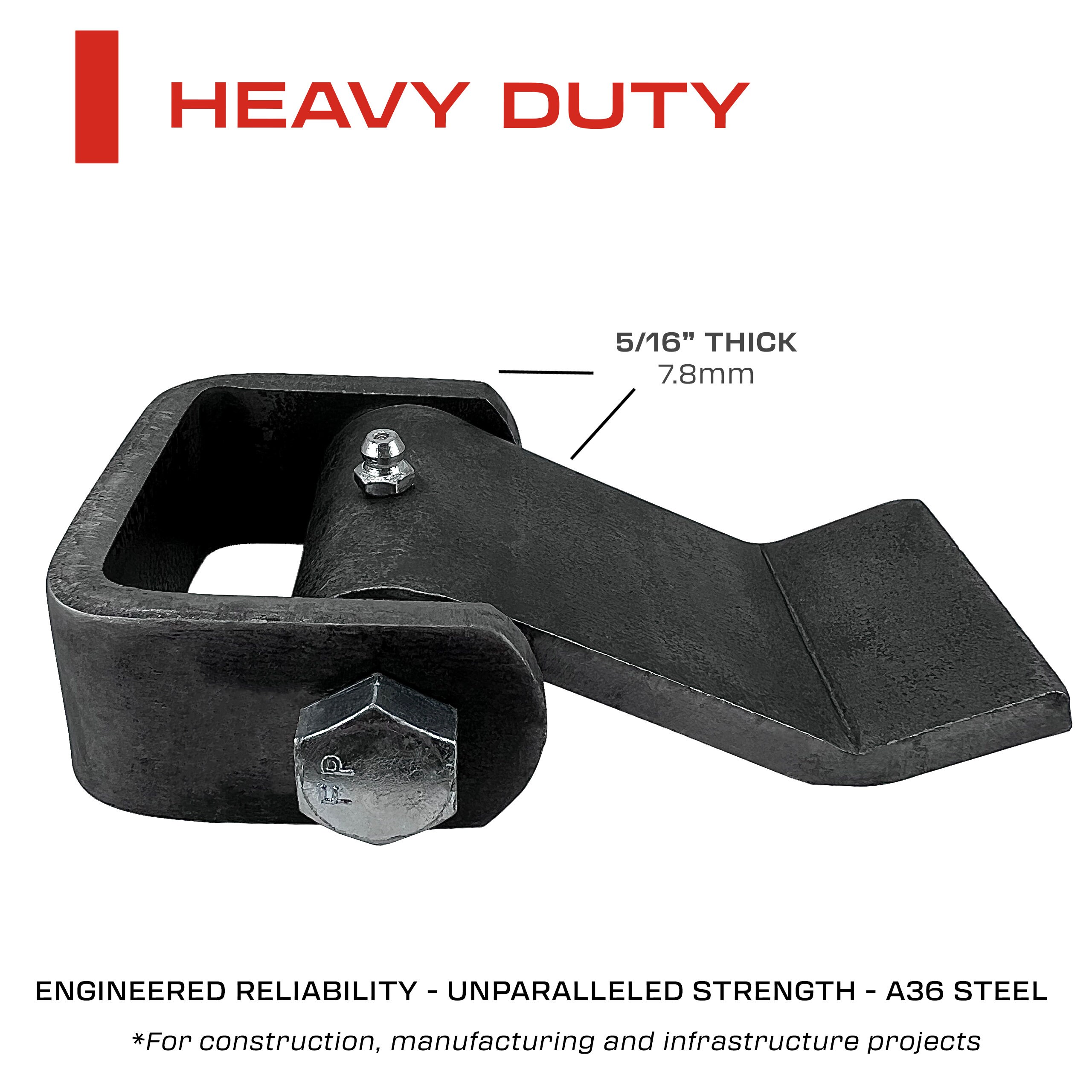 Sidco Supply Dump Trailer Hinges -trailer Door Strap - Heavy Duty ...