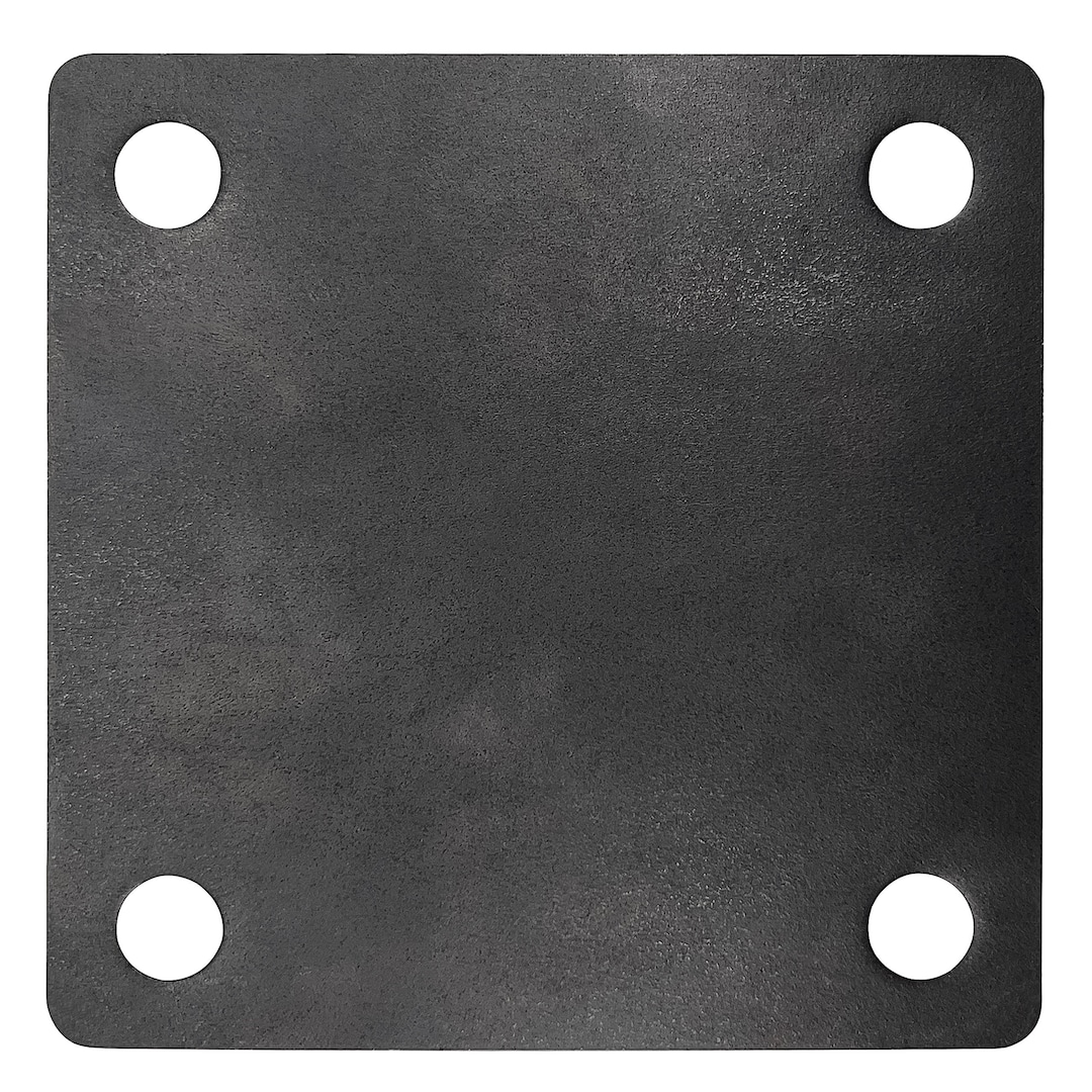 10 Pack of 4x4" Weldable Square Steel Metal Baseplate - Laser Cut – A36 ...