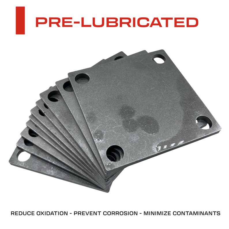 10 Pack 4x4" Weldable Square Steel Metal Baseplate – 4 Inch Steel Plate ...