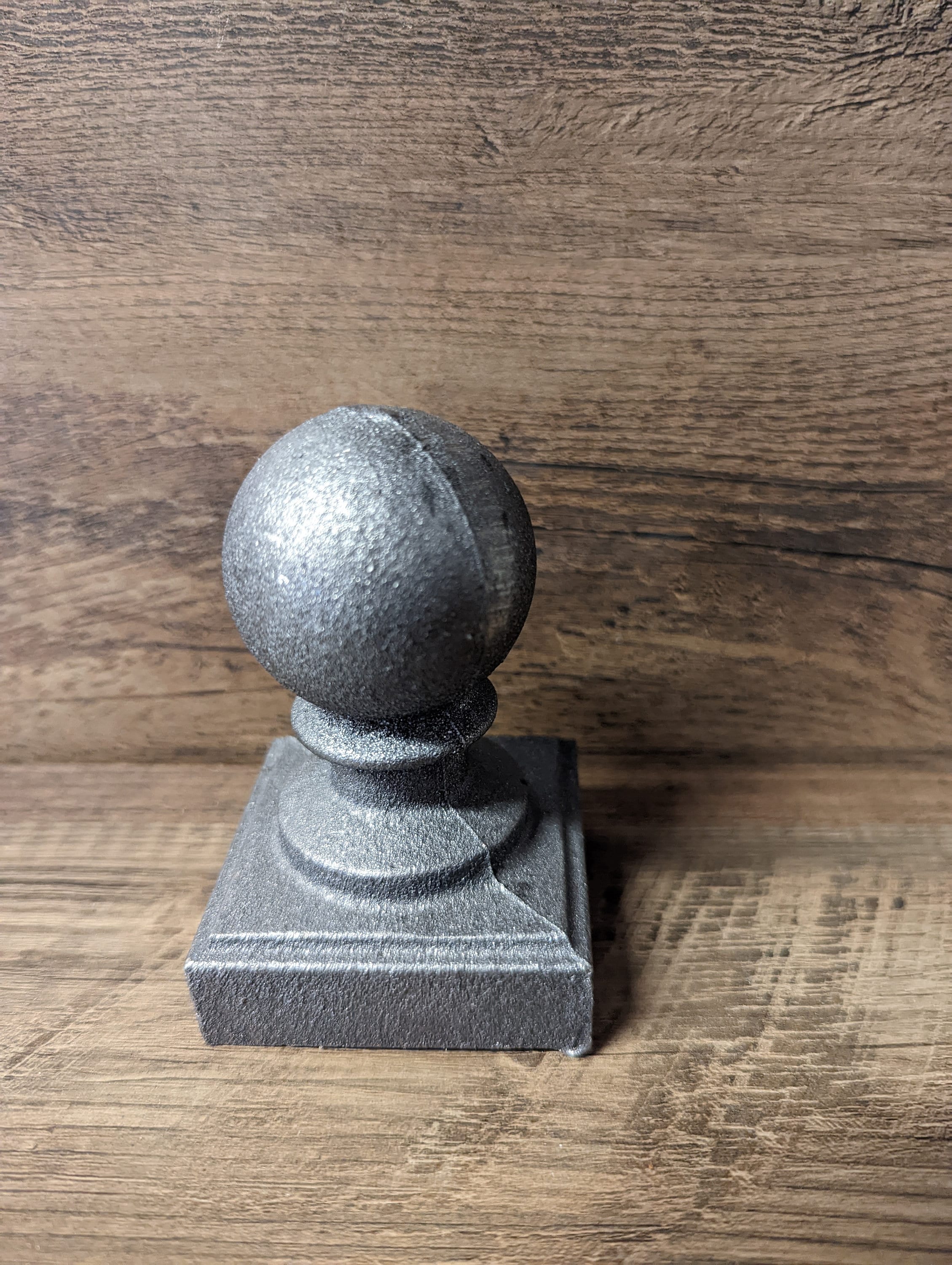 2 X 2 Cast Iron Ball Fence Finial Square Topper Post Caps for Posts - Etsy