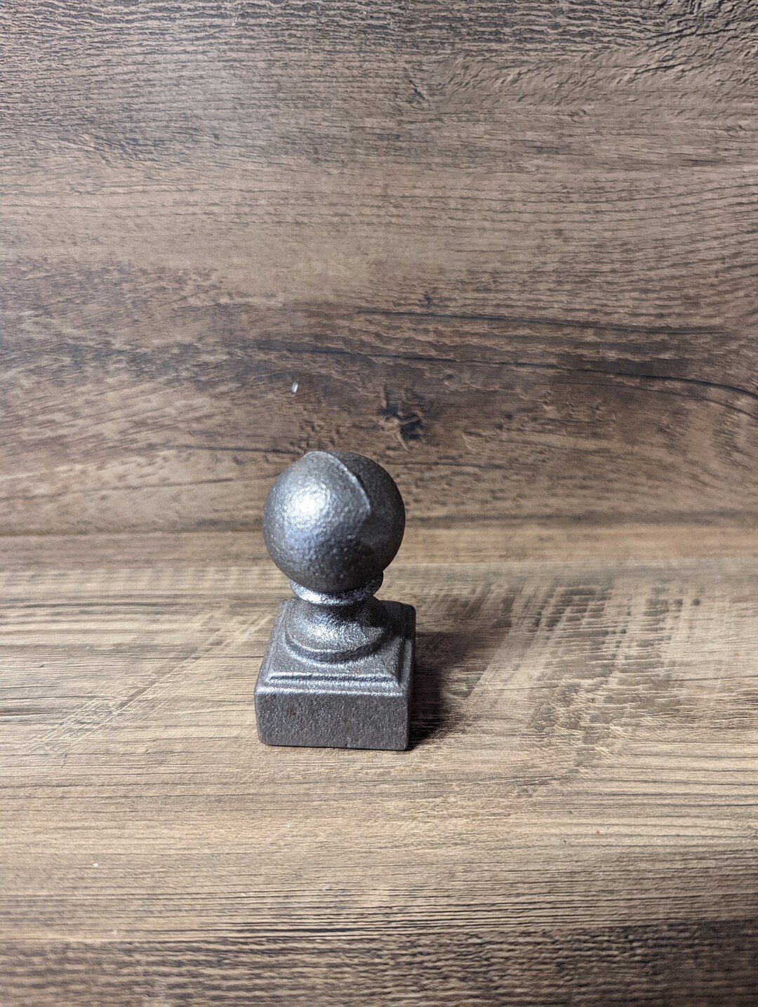 1 X 1 Cast Iron Ball Fence Finial Square Topper Post Caps for Posts - Etsy