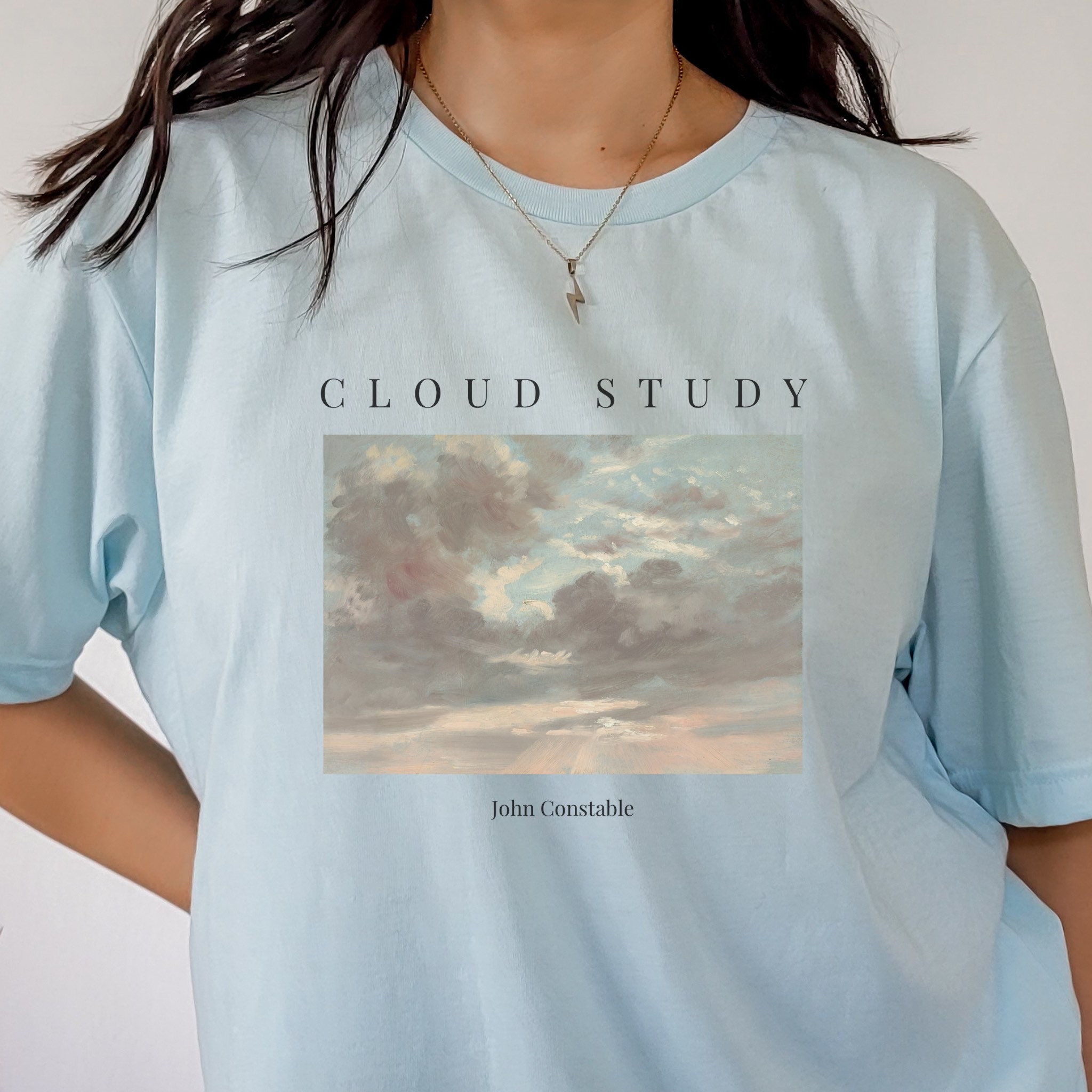 Cloud Study John Constable T-shirt Graphic Tee Womens Tee - Etsy