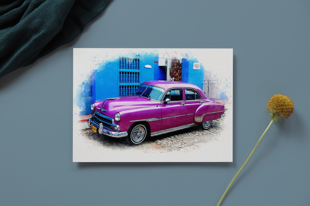 Custom Car Portrait for the Car Lover in Your Life - Car Painting From ...