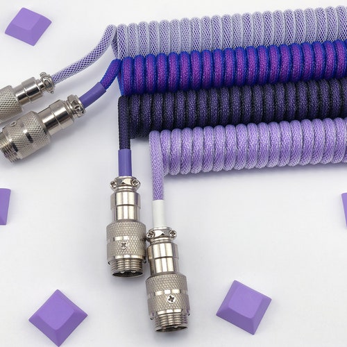 Custom Coiled Keyboard USB Cable - Etsy