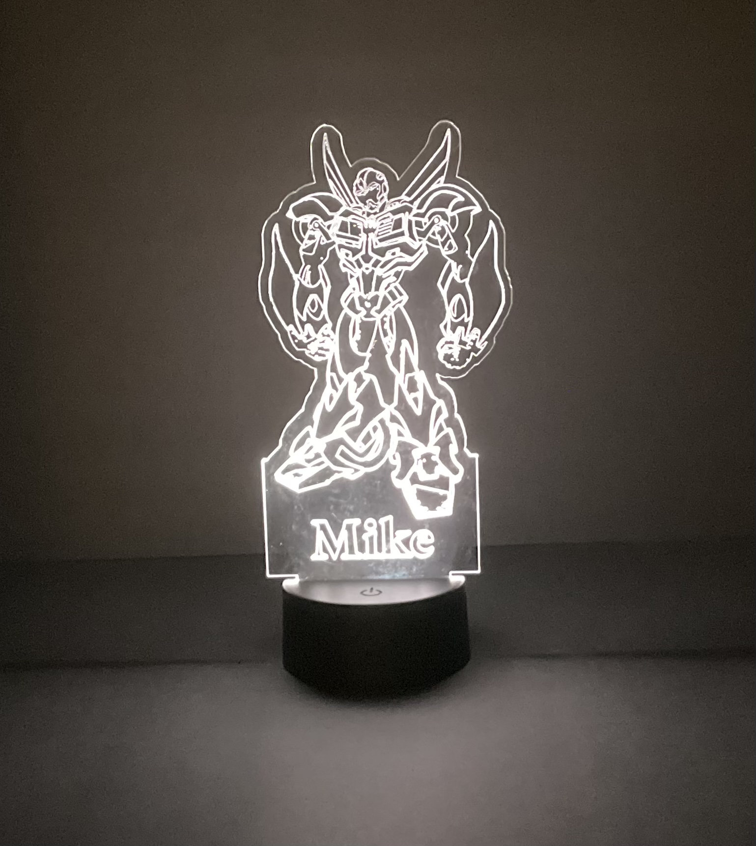 Transformer Bumblebee Personalized LED Light, Gift Item Lamp, LED Base ...